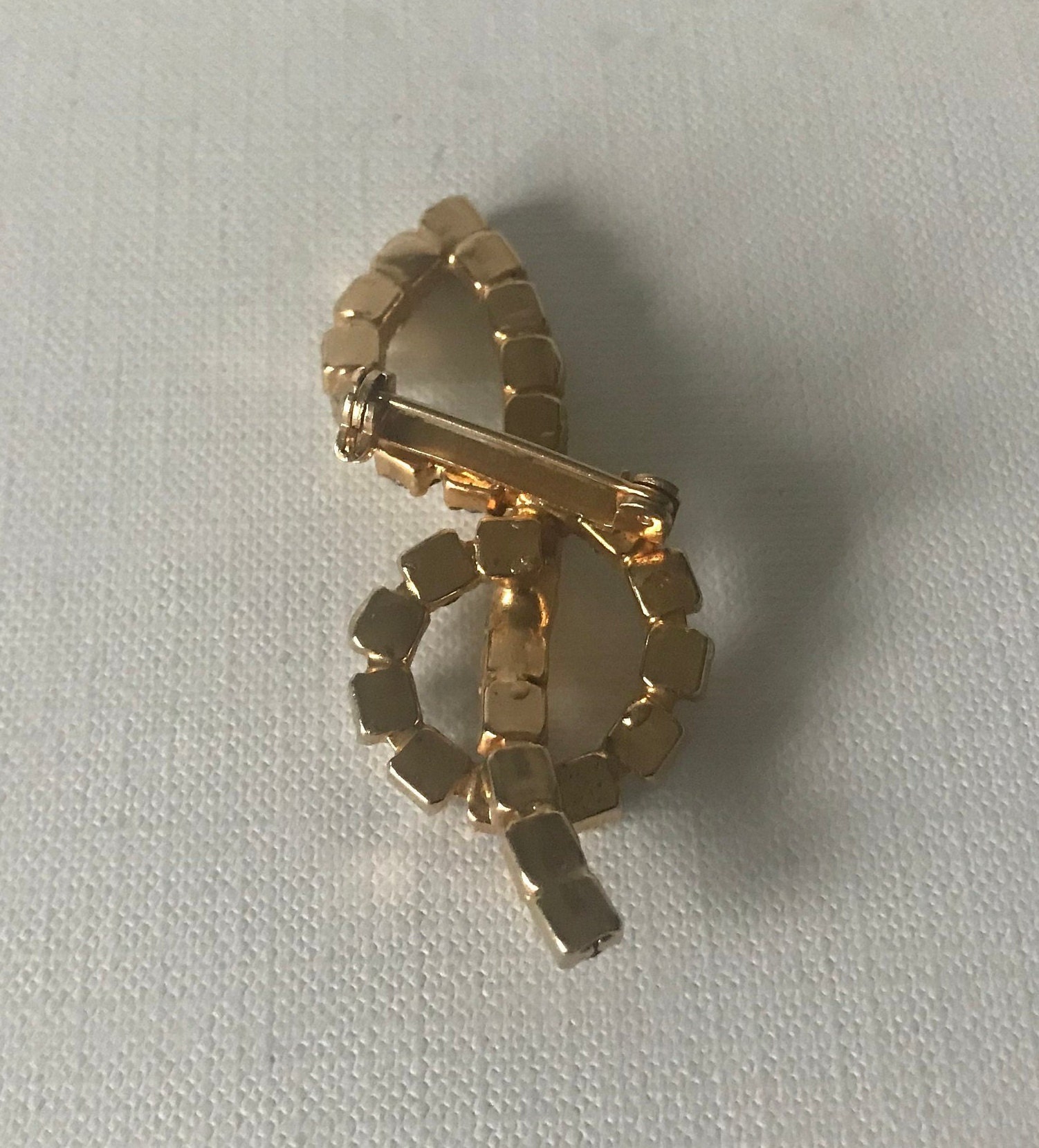 Vintage Rhinestone Treble Clef Brooch Rhinestone Ampersand | Etsy