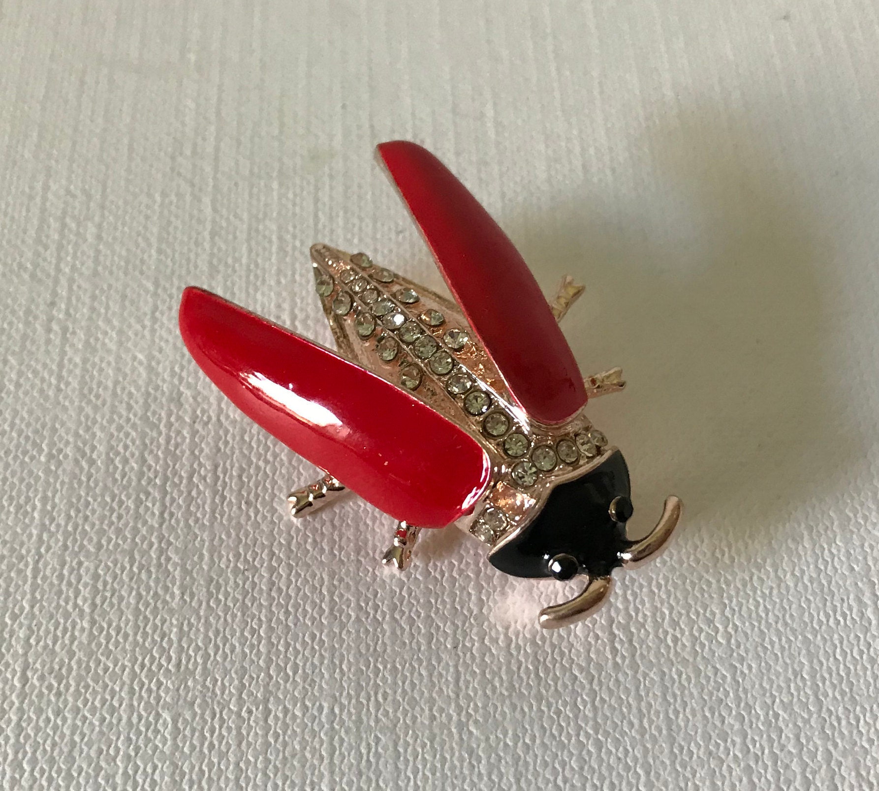 Rhinestone Roach Pin Fly Pin Rhinestone Bug Pin Bug Pin | Etsy