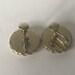 Vintage White Order of the Eastern Star Screw Back Earrings, Round ...