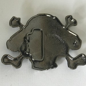 Vintage new Skeleton Belt Buckle Skull Belt | Etsy