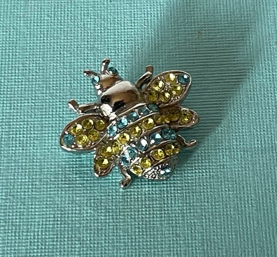 Vintage bumble bee pin - Gem