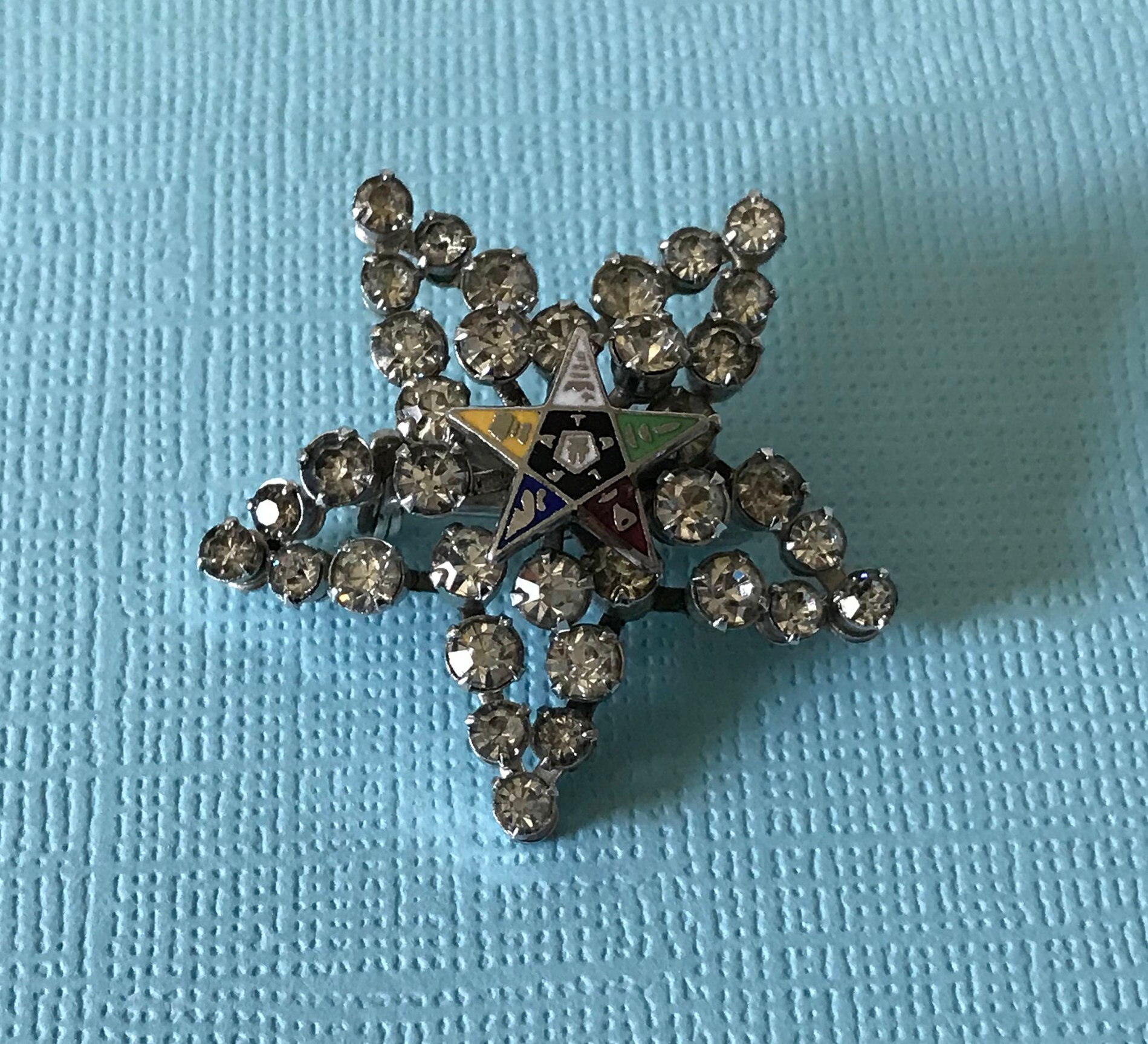 Vintage Order of the Eastern Star Brooch OES Star Brooch | Etsy