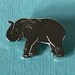 Elephant Pin, Silver Tone Elephant Pin, Elephant Jewelry, India, Lucky ...