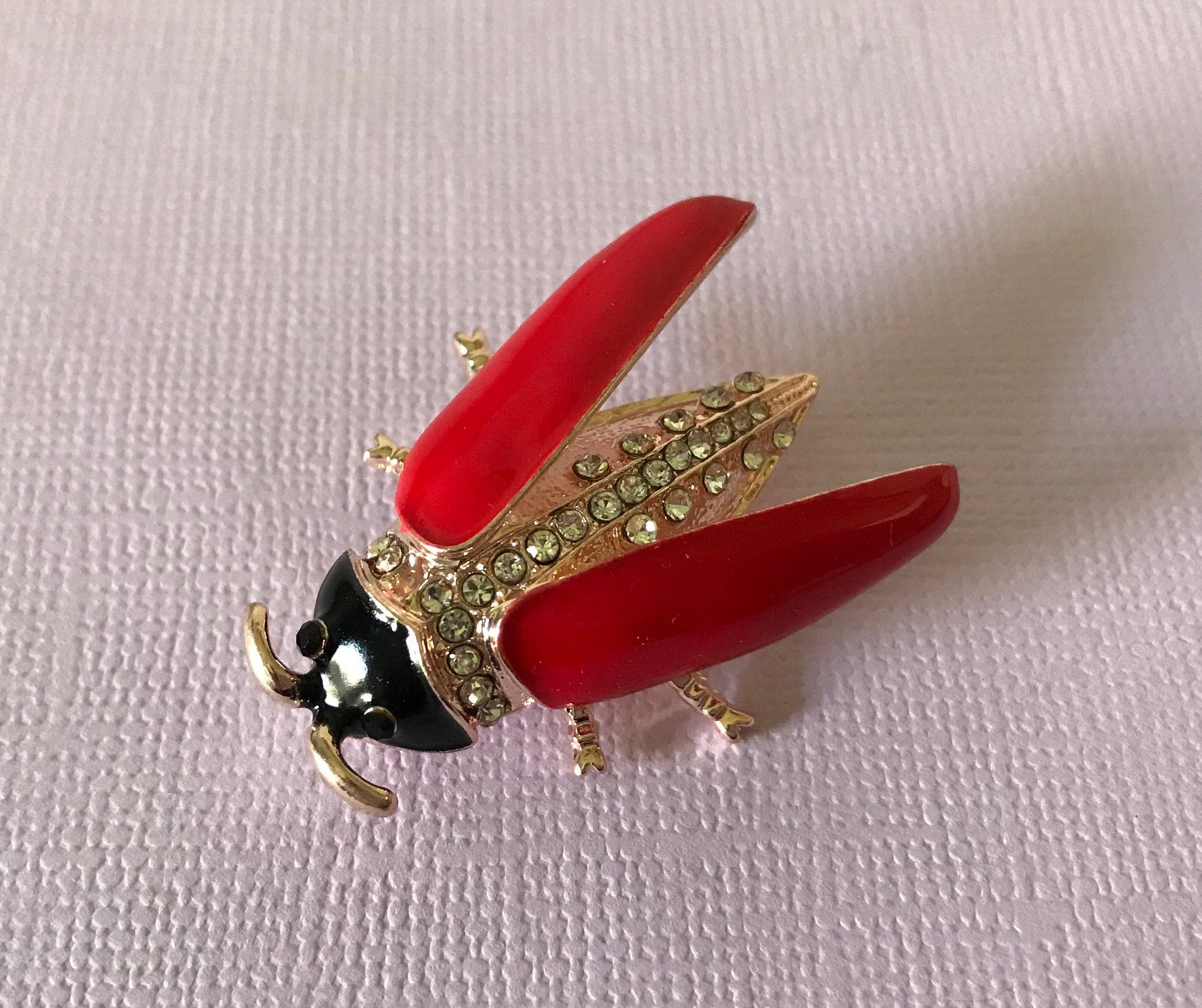 Rhinestone Roach Pin Fly Pin Rhinestone Bug Pin Bug Pin | Etsy