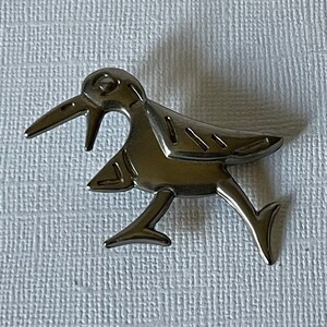 Vintage Silver Tone Bird Pin, Bird Brooch, Bird Jewelry, Do Do Bird Pin ...