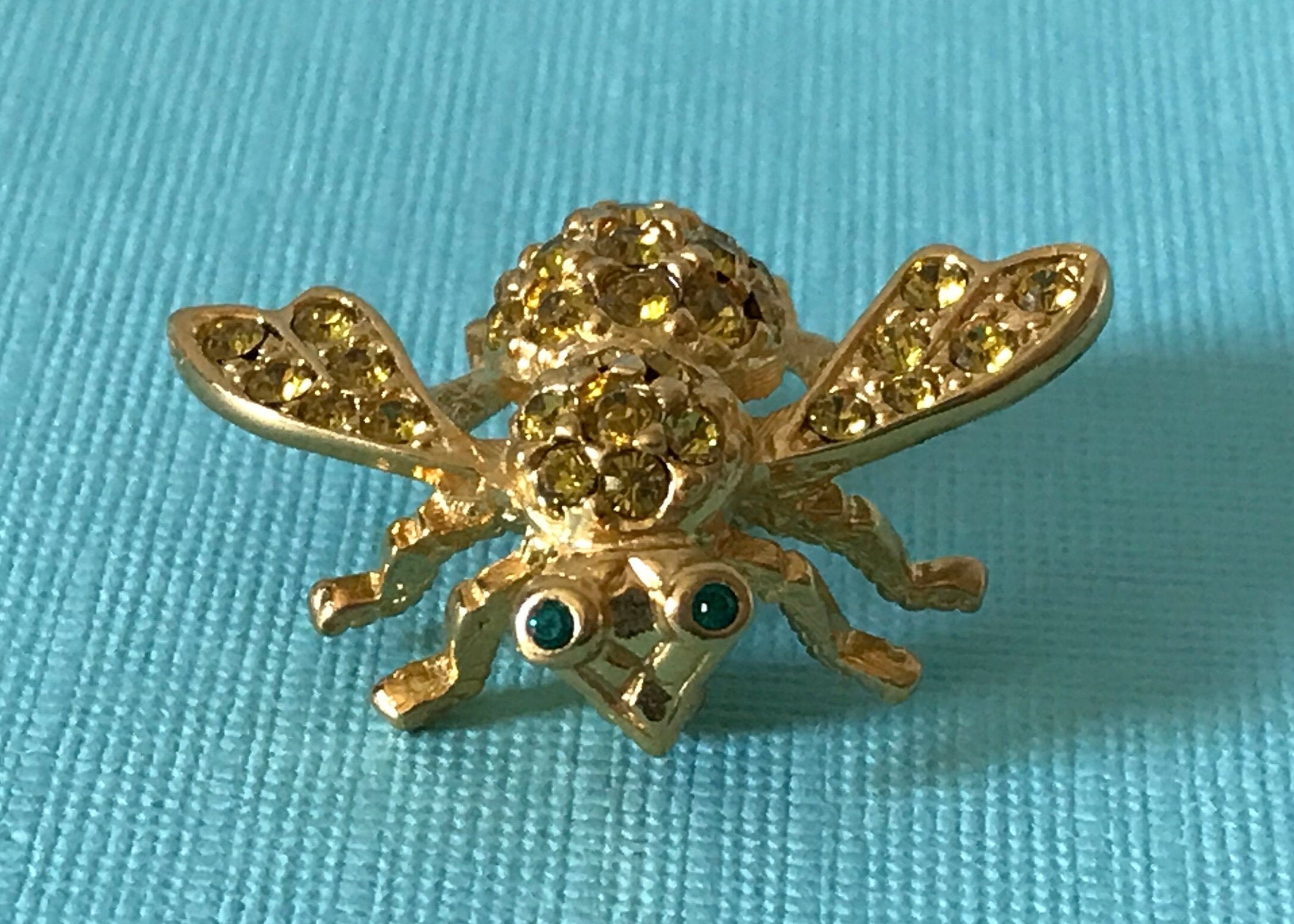 Vintage Joan Rivers Bee Pin Signed Joan Rivers Bee Brooch | Etsy