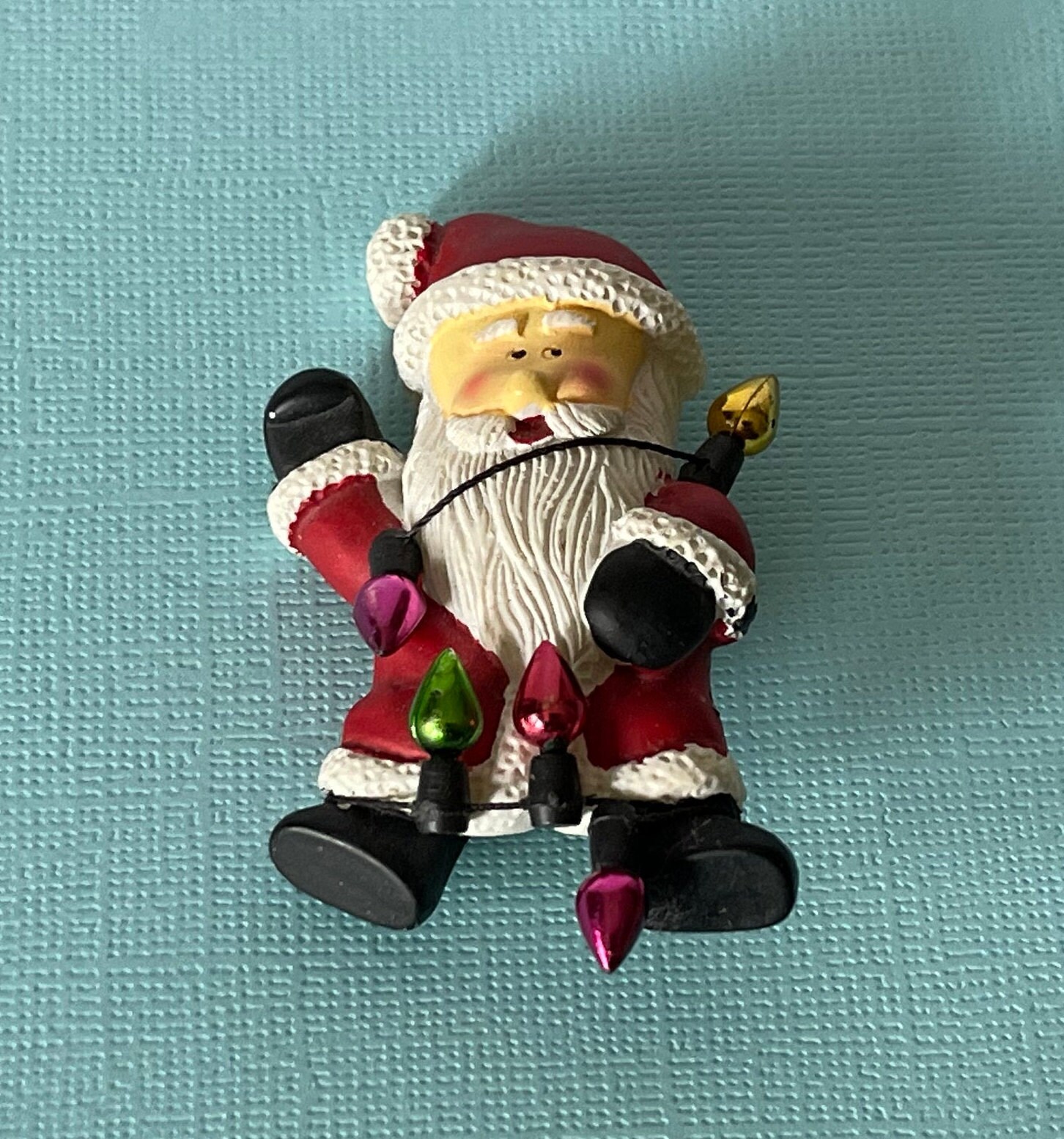 Vintage Santa Clause Pin, Santa Clause Brooch, Christmas Pin, Christmas ...
