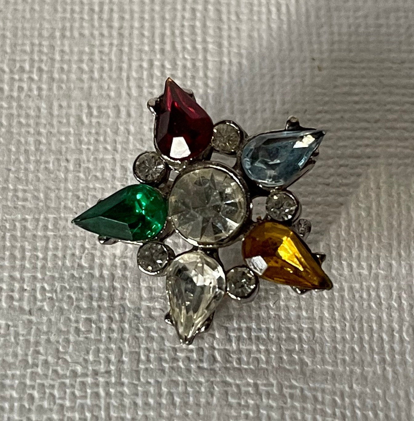 Vintage Order of the Eastern Star Brooch OES Rhinestone - Etsy