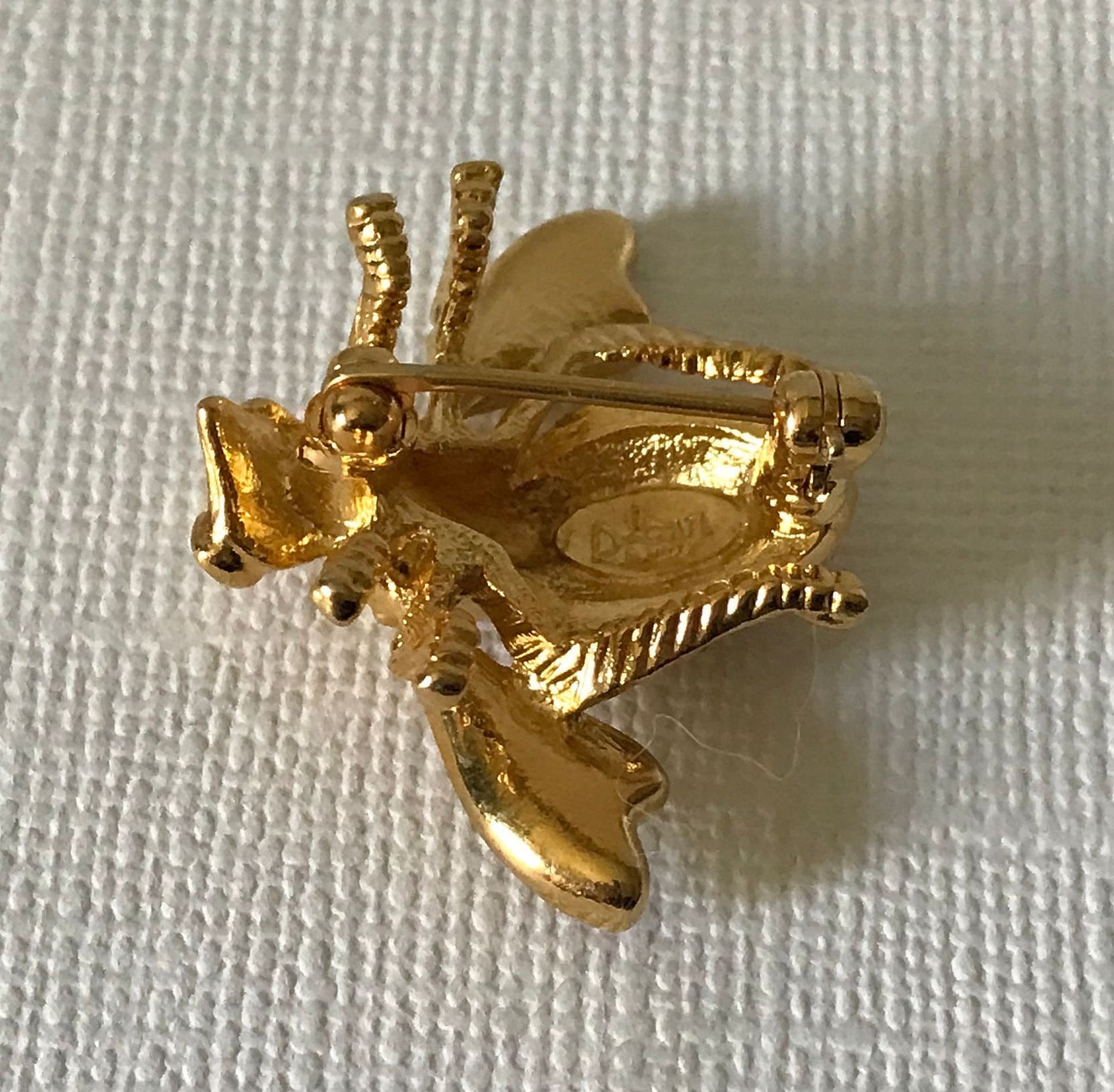 Vintage Joan Rivers Bee Pin Signed Joan Rivers Bee Brooch | Etsy
