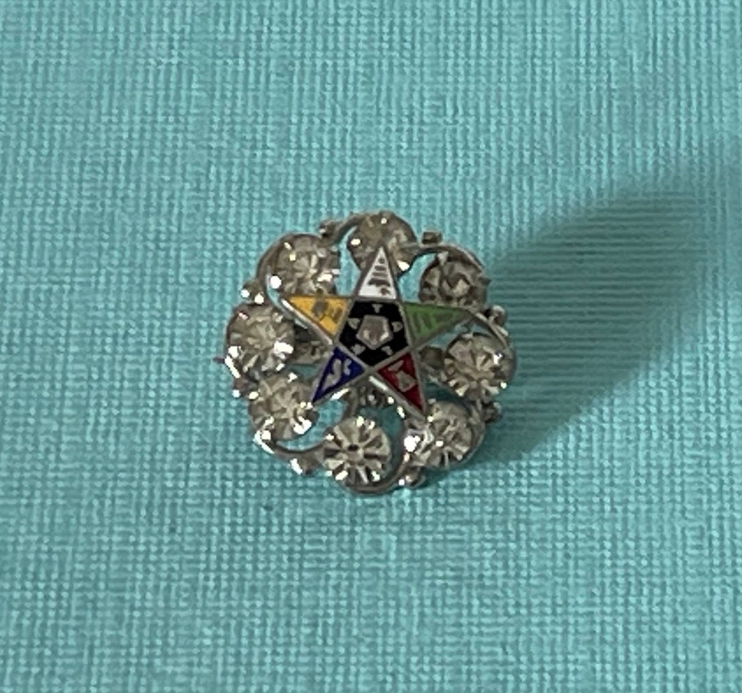 Vintage Order of the Eastern Star Brooch, Eastern Star Jewelry ...