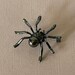 Black Rhinestone Spider Pin Halloween Spider Pin Spider - Etsy