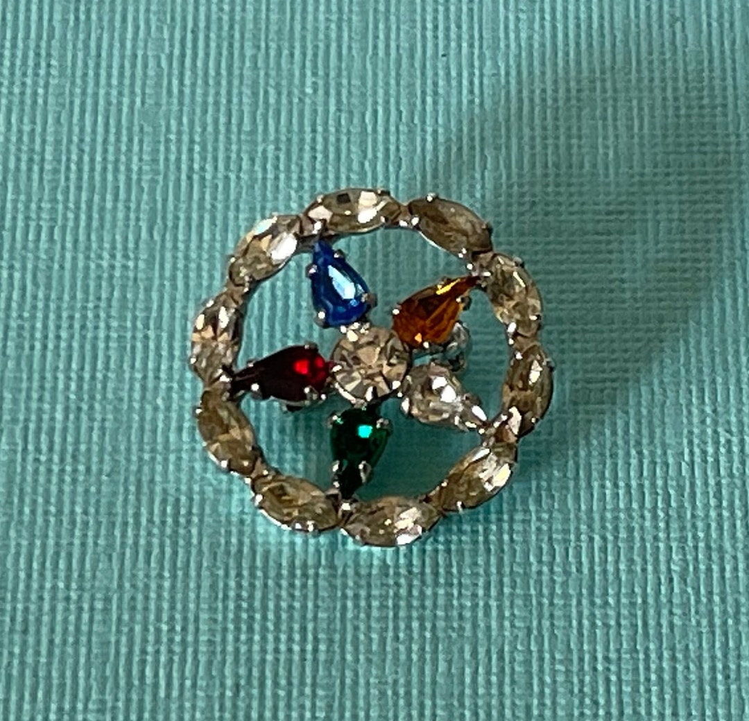 Vintage Order of the Eastern Star Brooch, Eastern Star Jewelry, OES ...