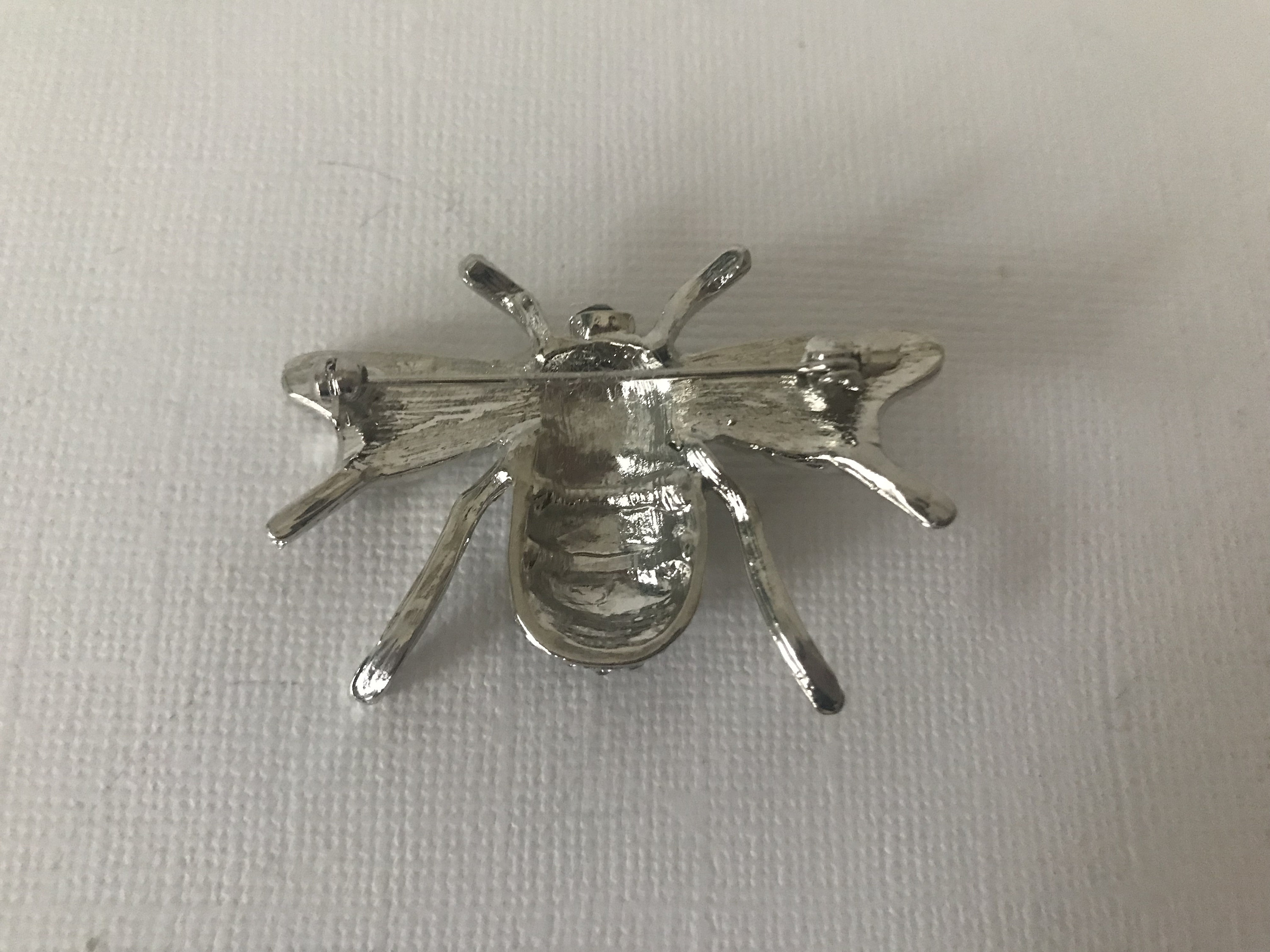 Vintage bee pin rhinestone bee pin bee brooch insect pin | Etsy