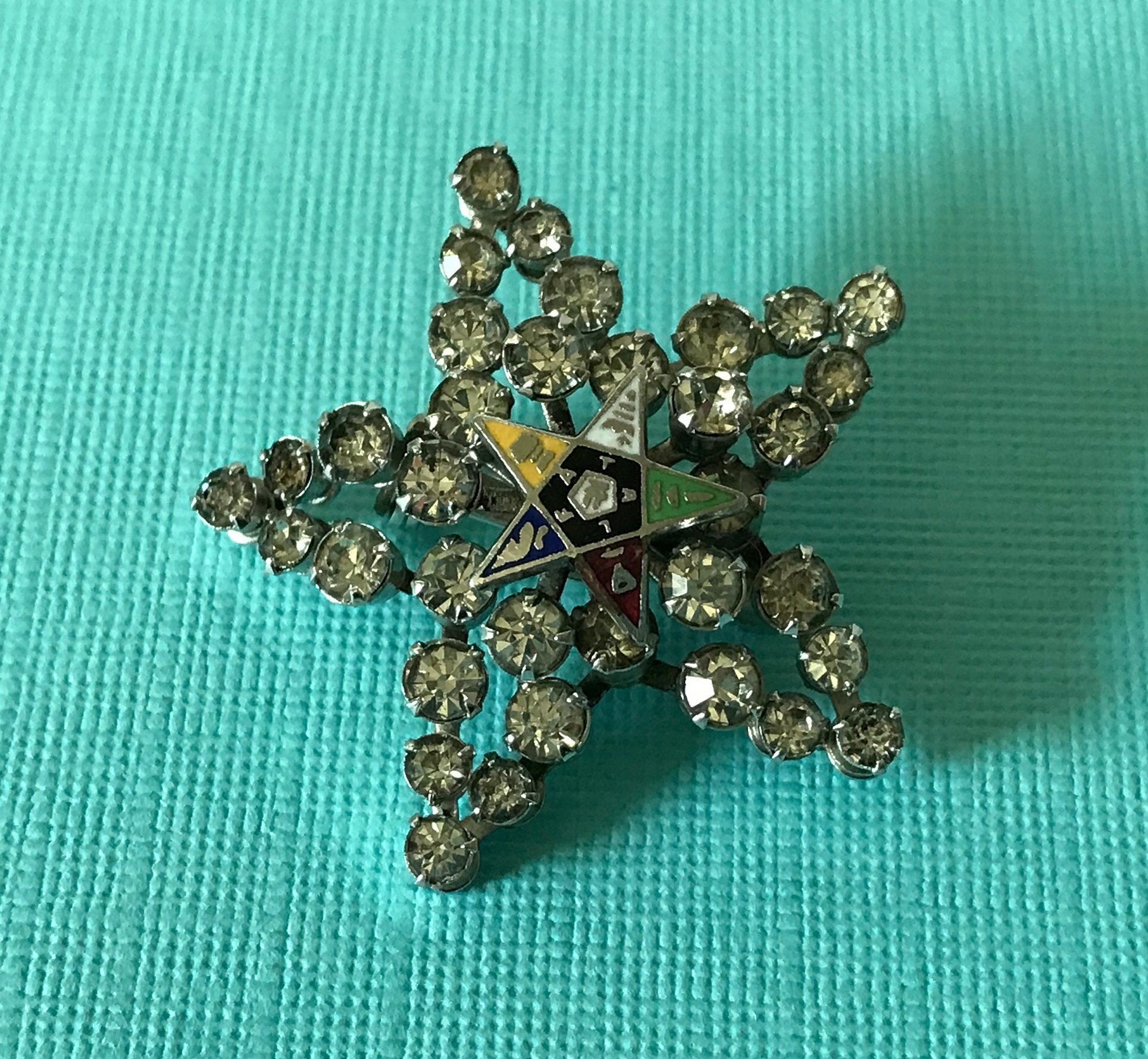 Vintage Order of the Eastern Star Brooch OES Star Brooch | Etsy