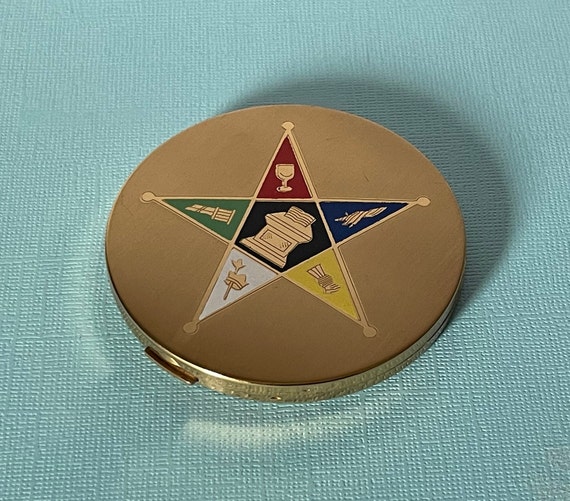 Vintage Order of the Eastern Star compact, Eastern St… - Gem