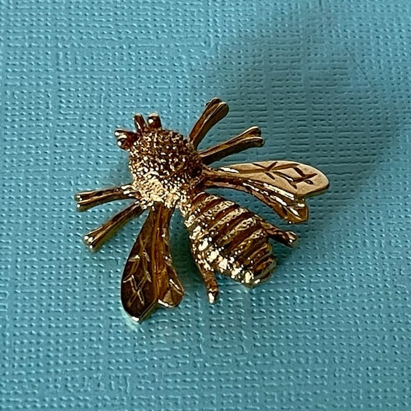Vintage Bee Brooch - Etsy