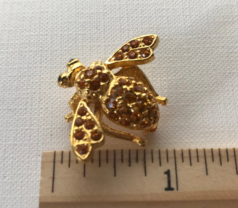 Signed Joan Rivers Bee Brooch Joan Rivers Amber Bee Pin Joan - Etsy