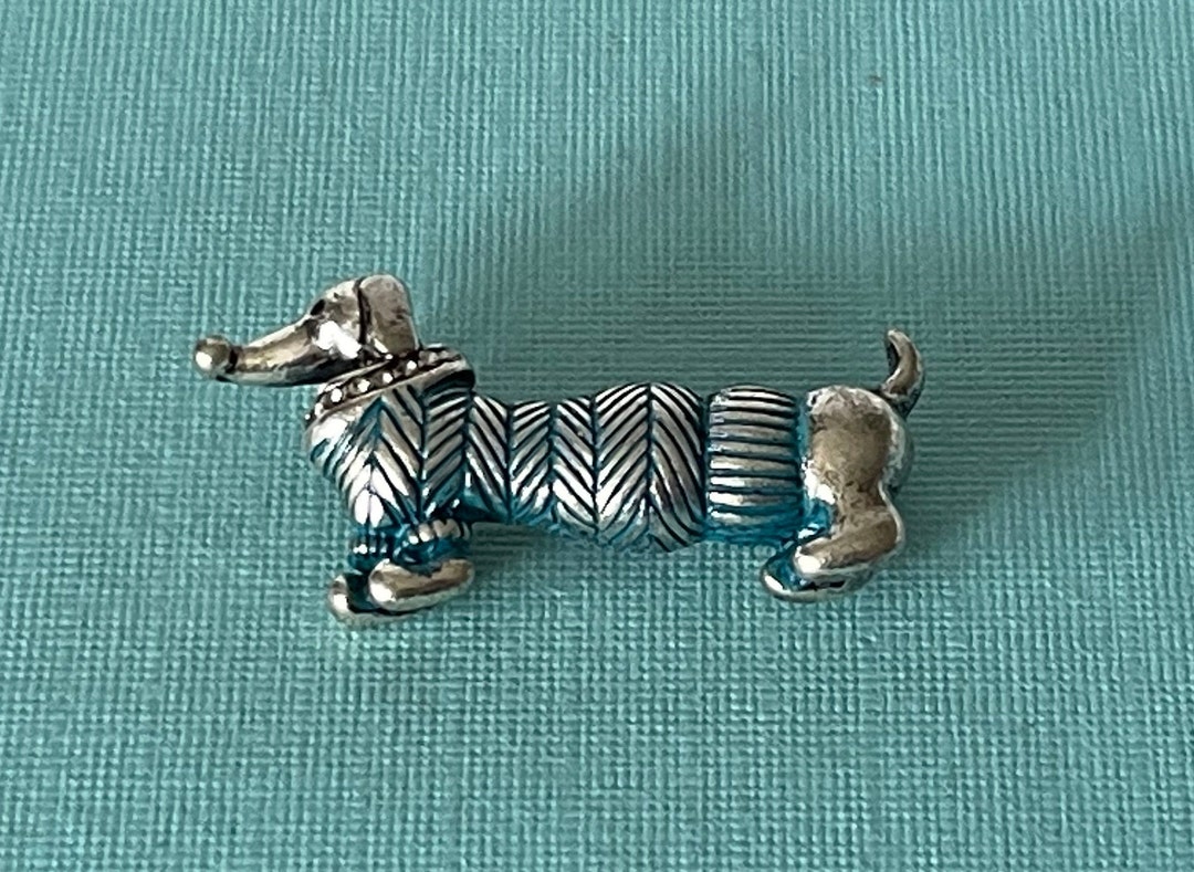 Dachshund Pin Silver Tone Dachshund Pin Dog Pin Dog Pins - Etsy Singapore