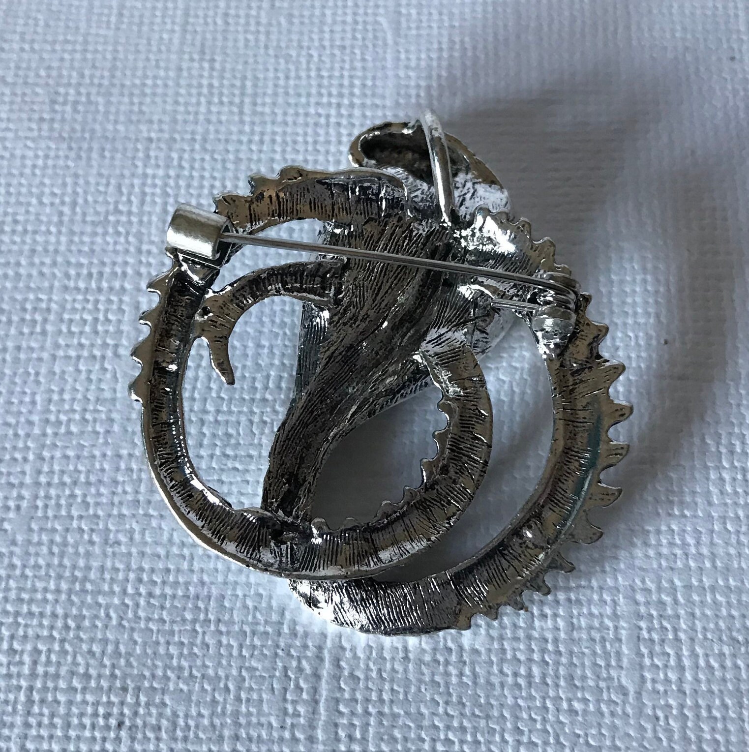 Silver snake brooch rhinestone snake brooch cobra brooch | Etsy