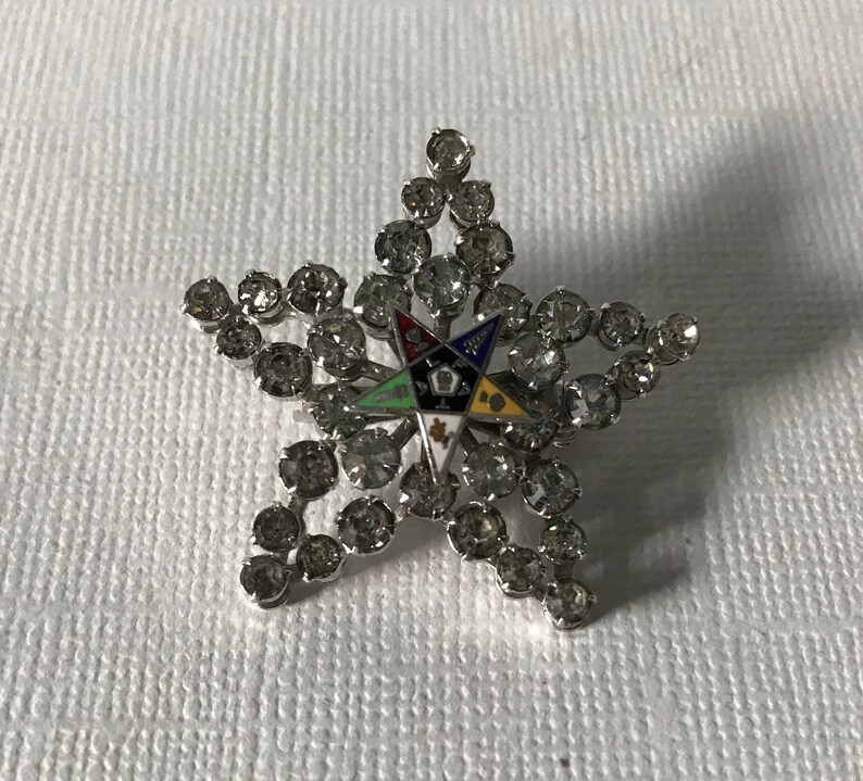 Vintage Order of the Eastern Star pin Order of the Eastern | Etsy