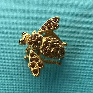 Signed Joan Rivers Bee Brooch, Joan Rivers Amber Bee Pin, Joan Rivers ...