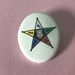 Vintage White Order of the Eastern Star Pin OES White Brooch - Etsy