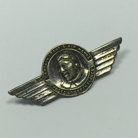 Captain Franks Air Hawks Flying Ace Post Cereal Bran … - Gem