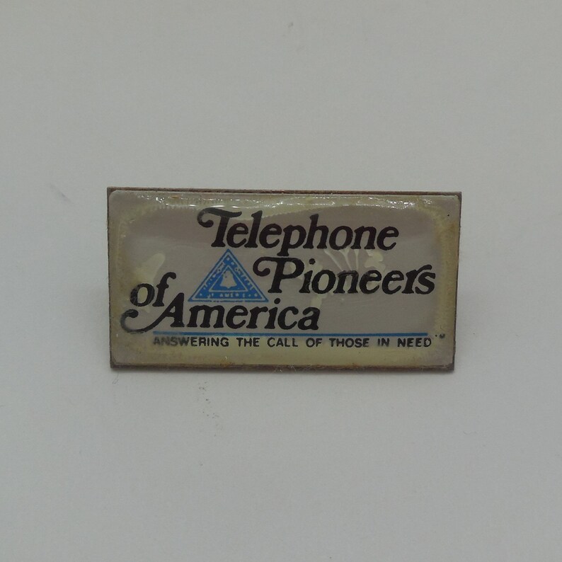 Telephone Pioneers of America Pin Badge Vintage - Etsy