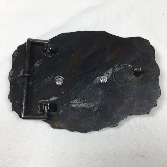 Men's Belt Buckle Enamel Sun Face Vintage Southwester… - Gem