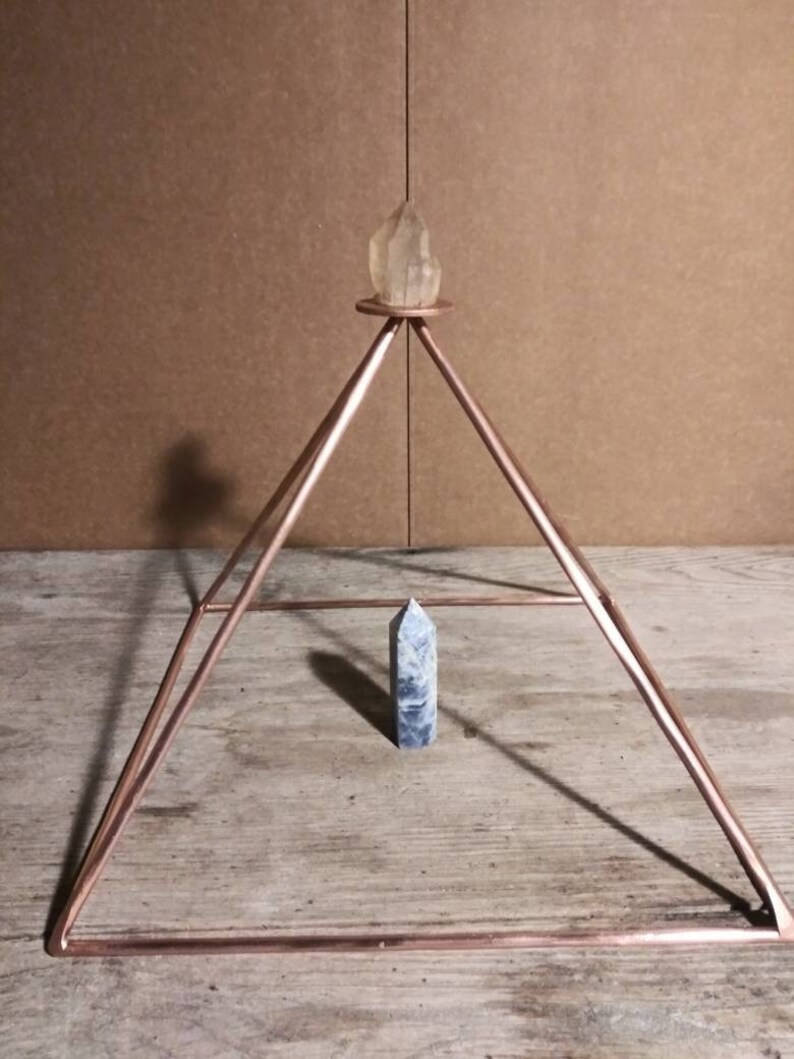 10 inch copper pyramids | Etsy