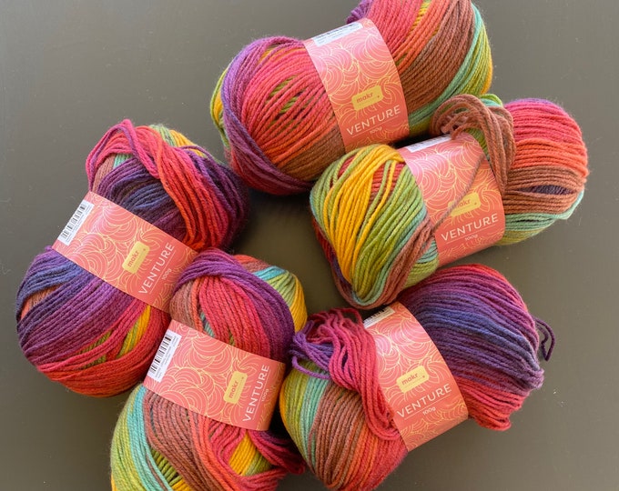 Makr Venture Yarn - 5 Balls - Etsy