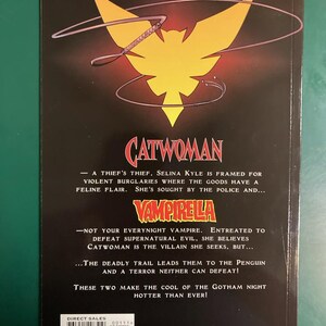 Catwoman Vampirella: the Furies # 1 Comic by DC Comics - Etsy