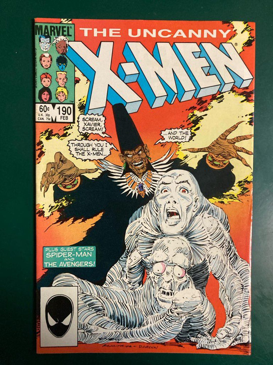 Uncanny X-men # 190 Comic by Marvel Comics - Etsy