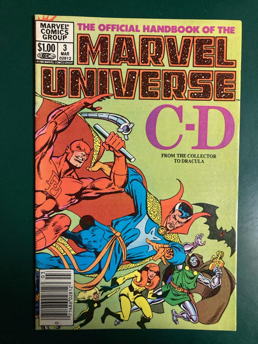 Official Marvel Handbook # 3 Comic by Marvel Comics - Etsy