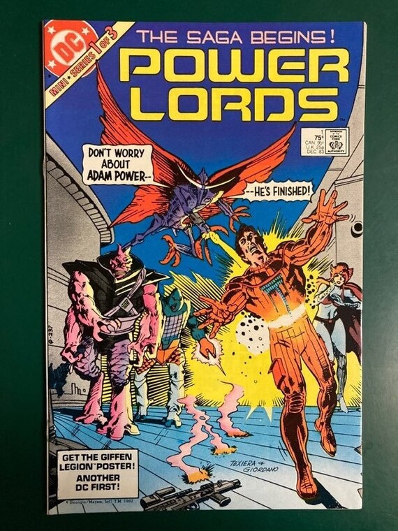 Power Lords 1 Comic by DC Comics - Etsy