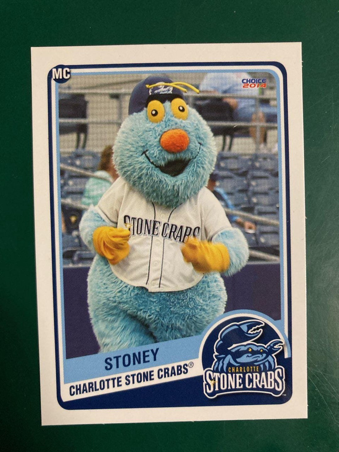 Charlotte Stone Crabs: Stoney Mascot Trading Card - Etsy