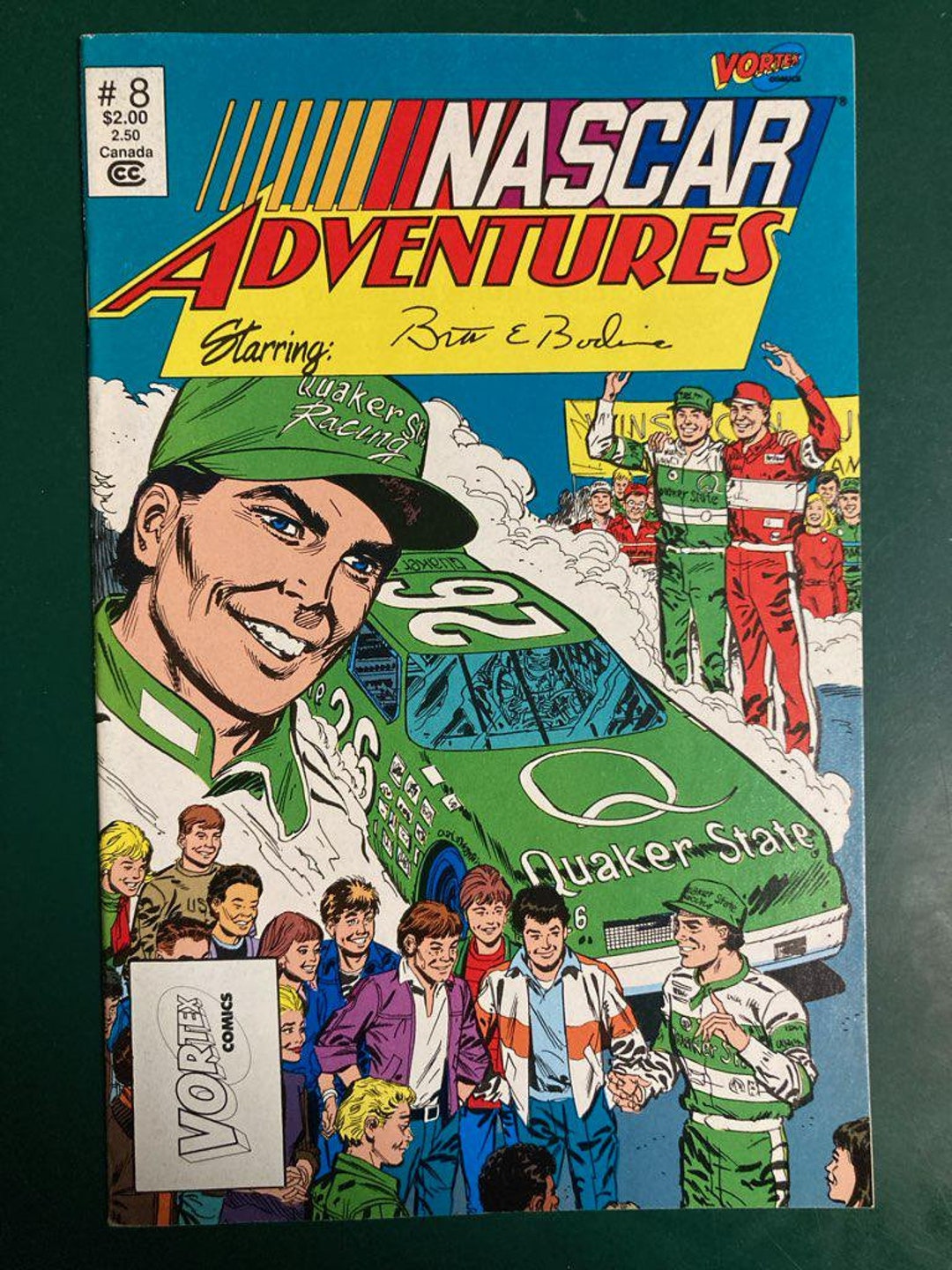 NASCAR Adventures # 8 Comic by Vortex Comics - Etsy