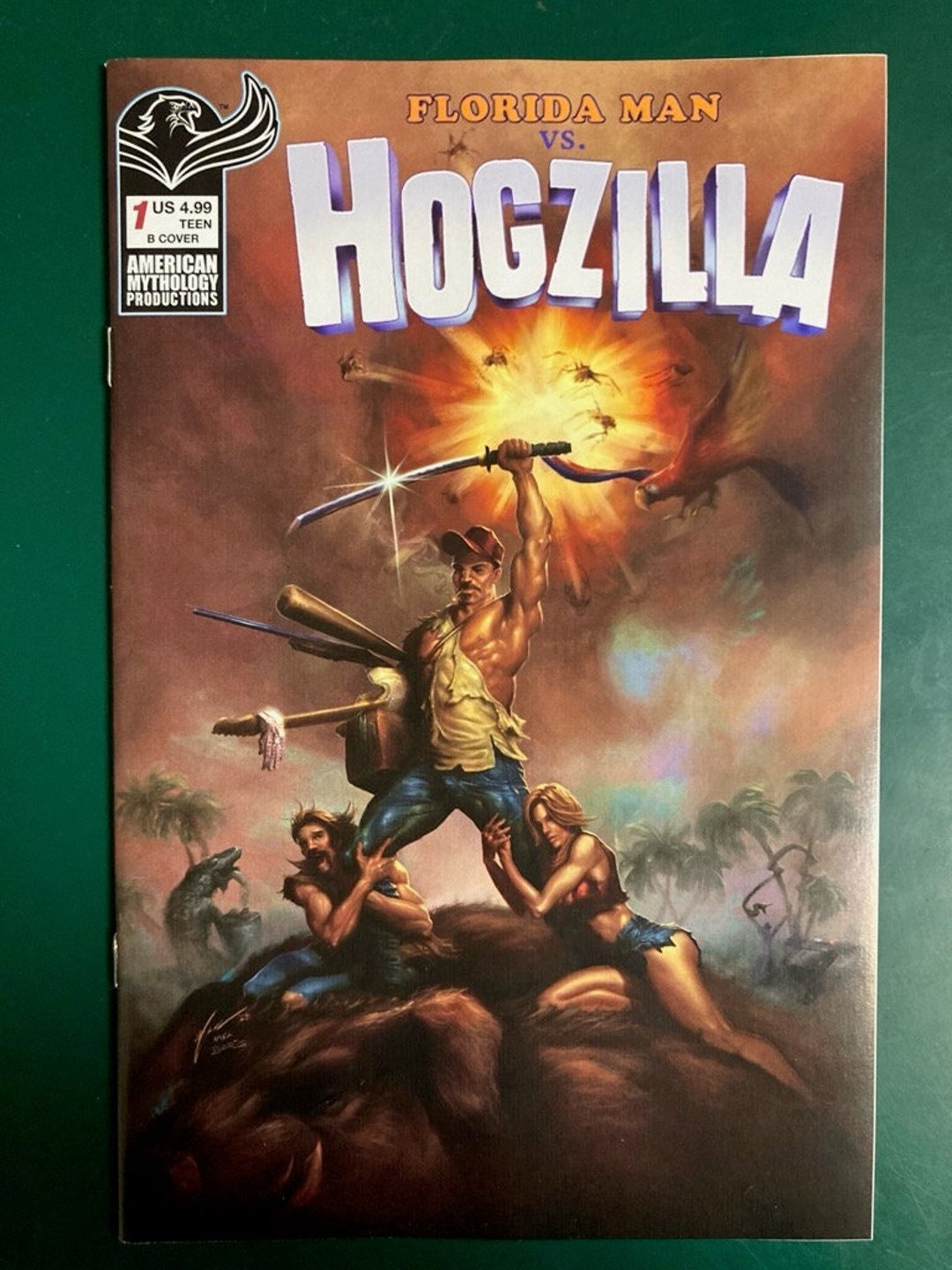 Florida Man Vs. Hogzilla 1 Comic by American Mythology - Etsy