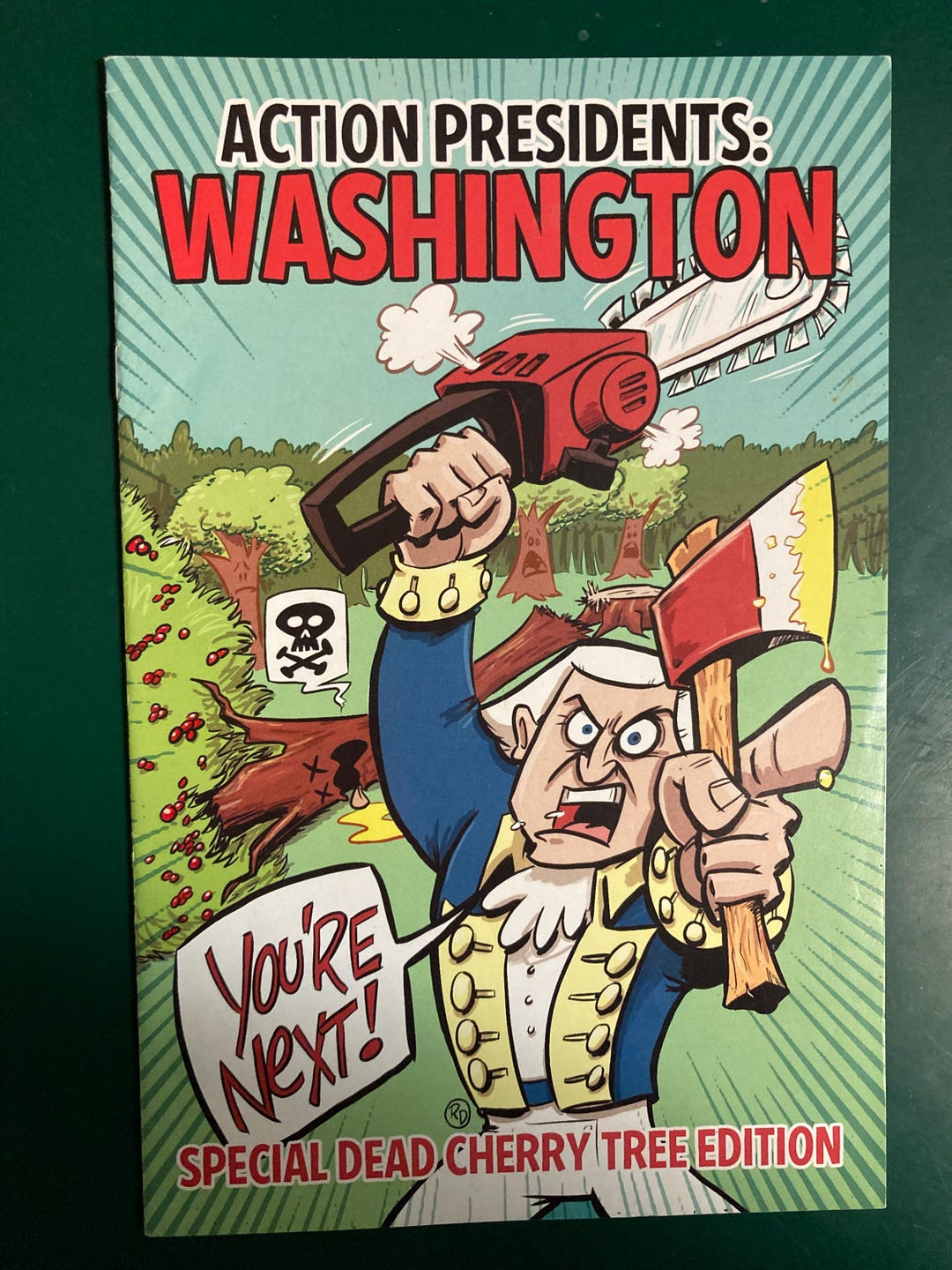 Action Presidents: Washington # 1 Comic by Evil Twin Comics - Etsy