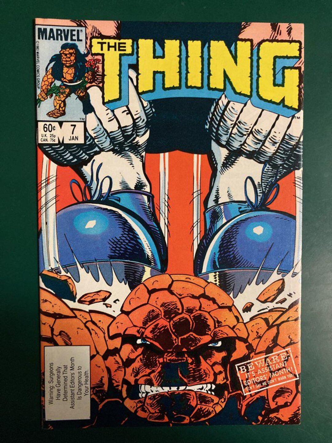 Thing # 7 Comic by Marvel Comics - Etsy