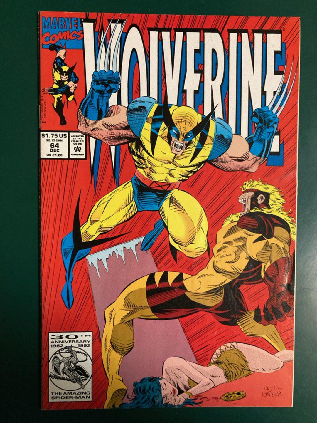 Wolverine # 64 Comic by Marvel Comics - Etsy