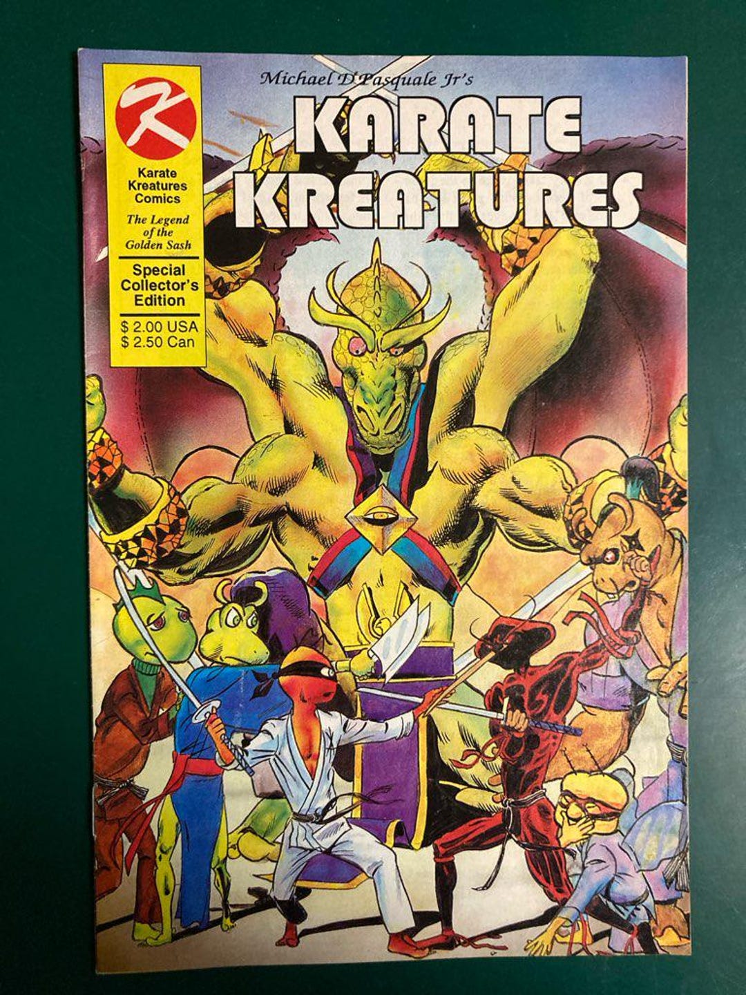 Karate Kreatures # 1 Comic by Karate Kreatures Comics - Etsy