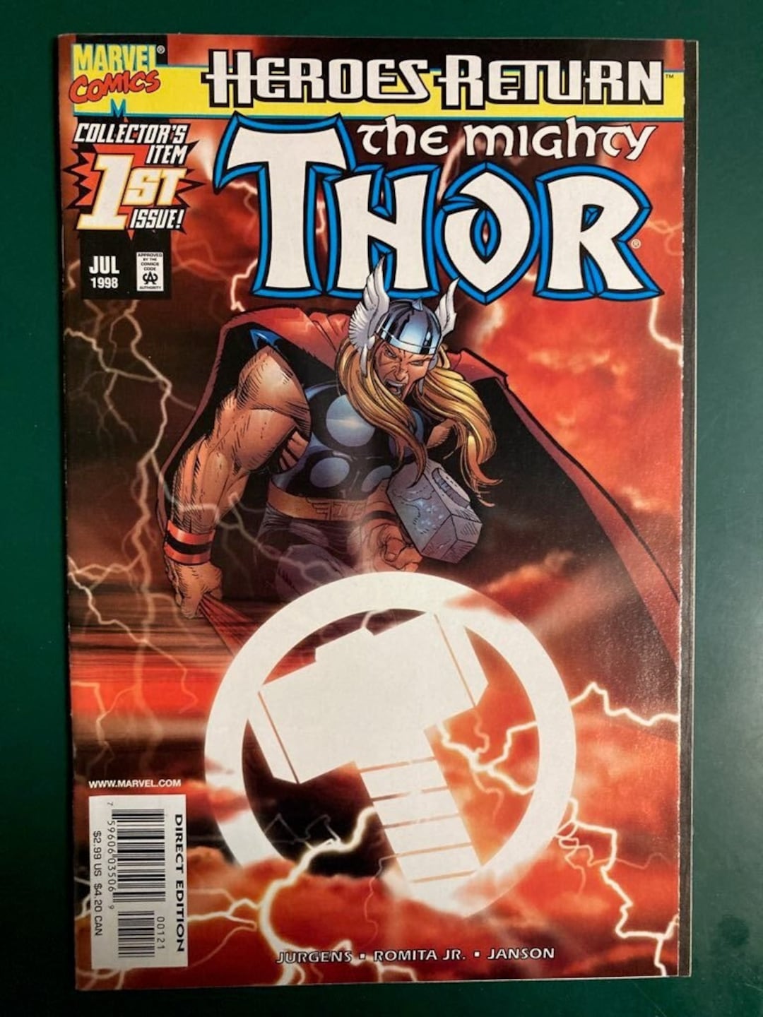 Thor 1 Comic by Marvel Comics - Etsy