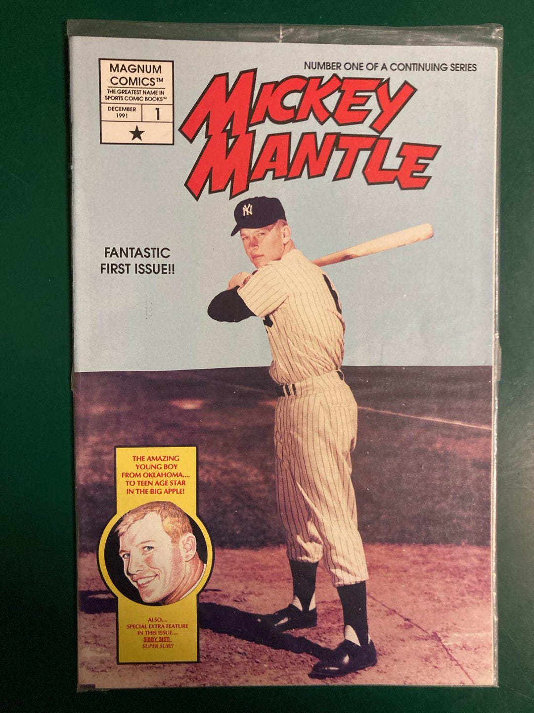 Mickey Mantle # 1 Comic by Magnum Comics - Etsy
