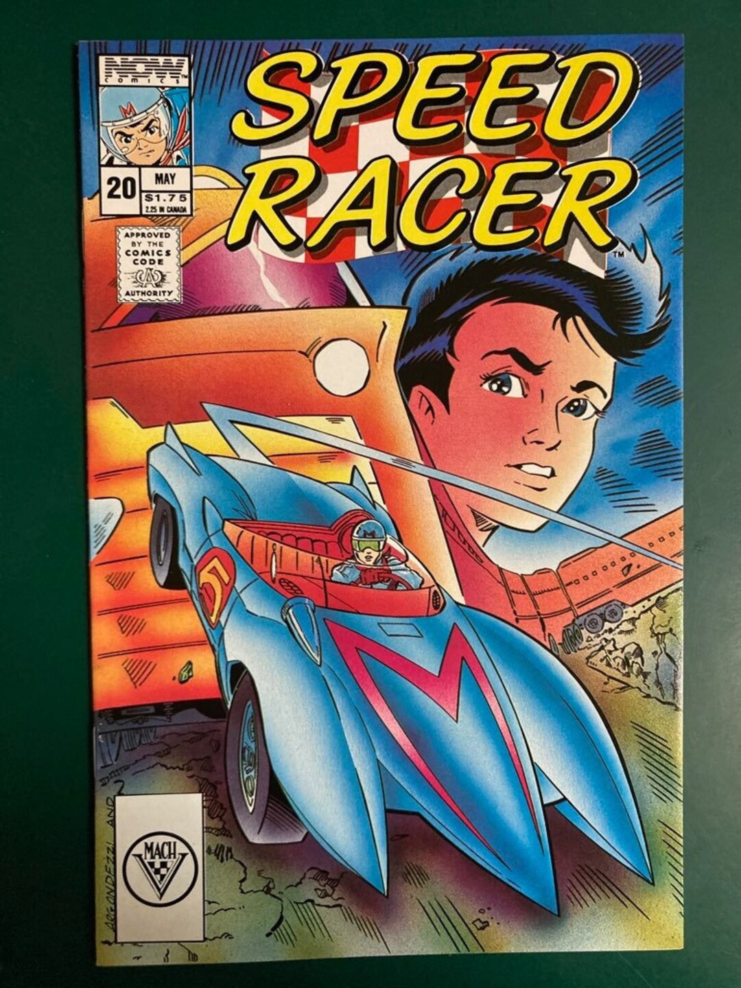 Speed Racer 20 Comic by NOW Comics - Etsy