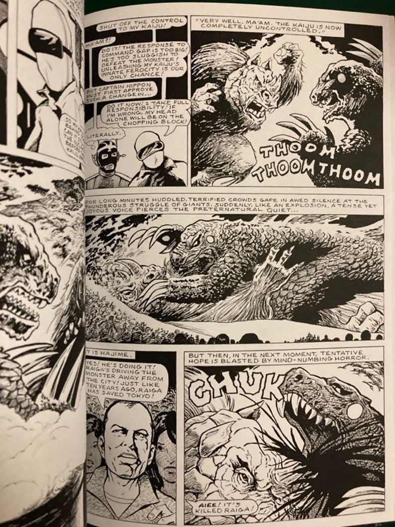 Raiga God of the Monsters 1 Comic by Blood Scream Comics - Etsy Israel