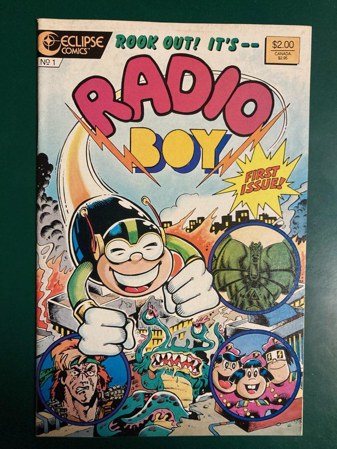 Radio Boy # 1 Comic by Eclipse Comics - Etsy