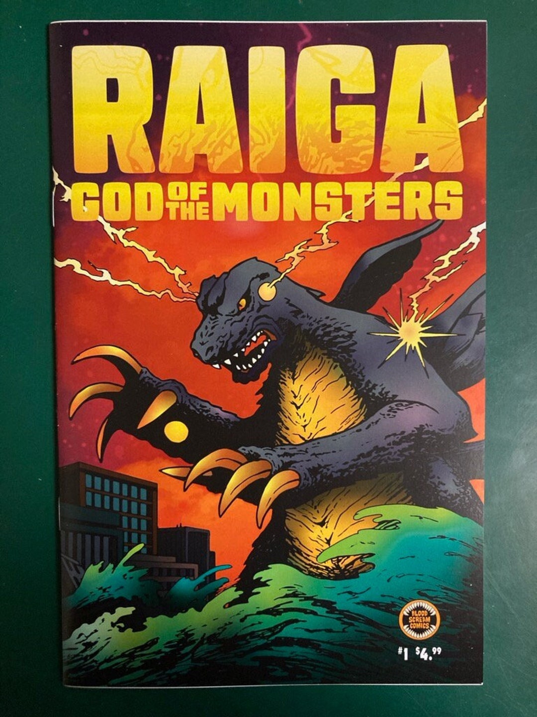 Raiga God of the Monsters 1 Comic by Blood Scream Comics - Etsy