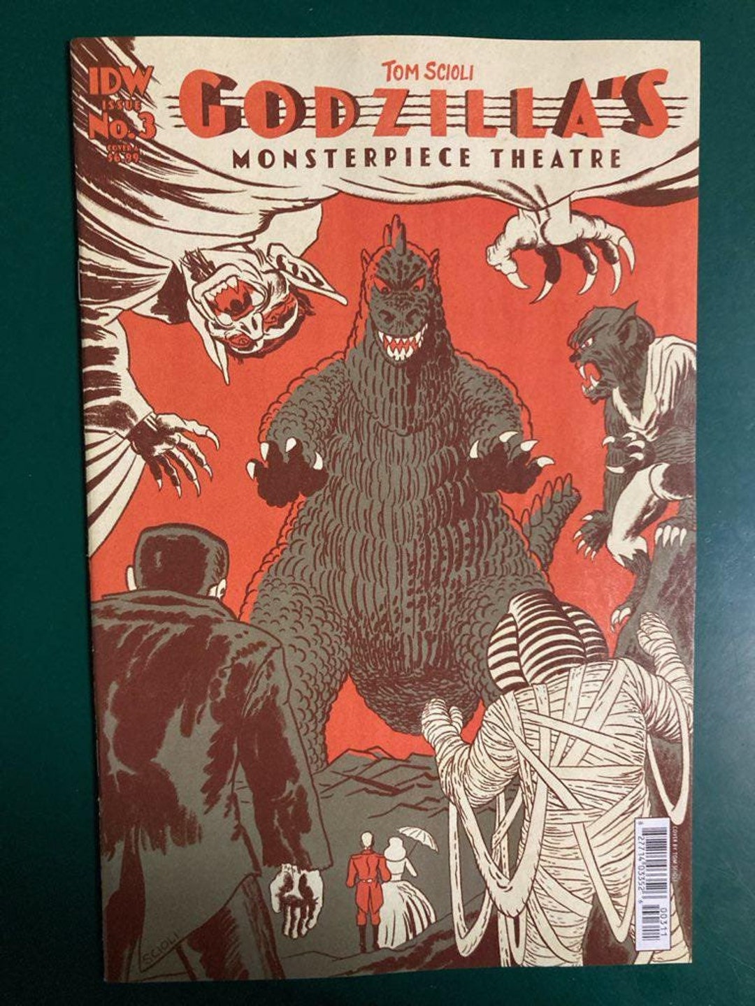 Godzilla's Monsterpiece Theatre # 3 Comic by IDW Comics - Etsy