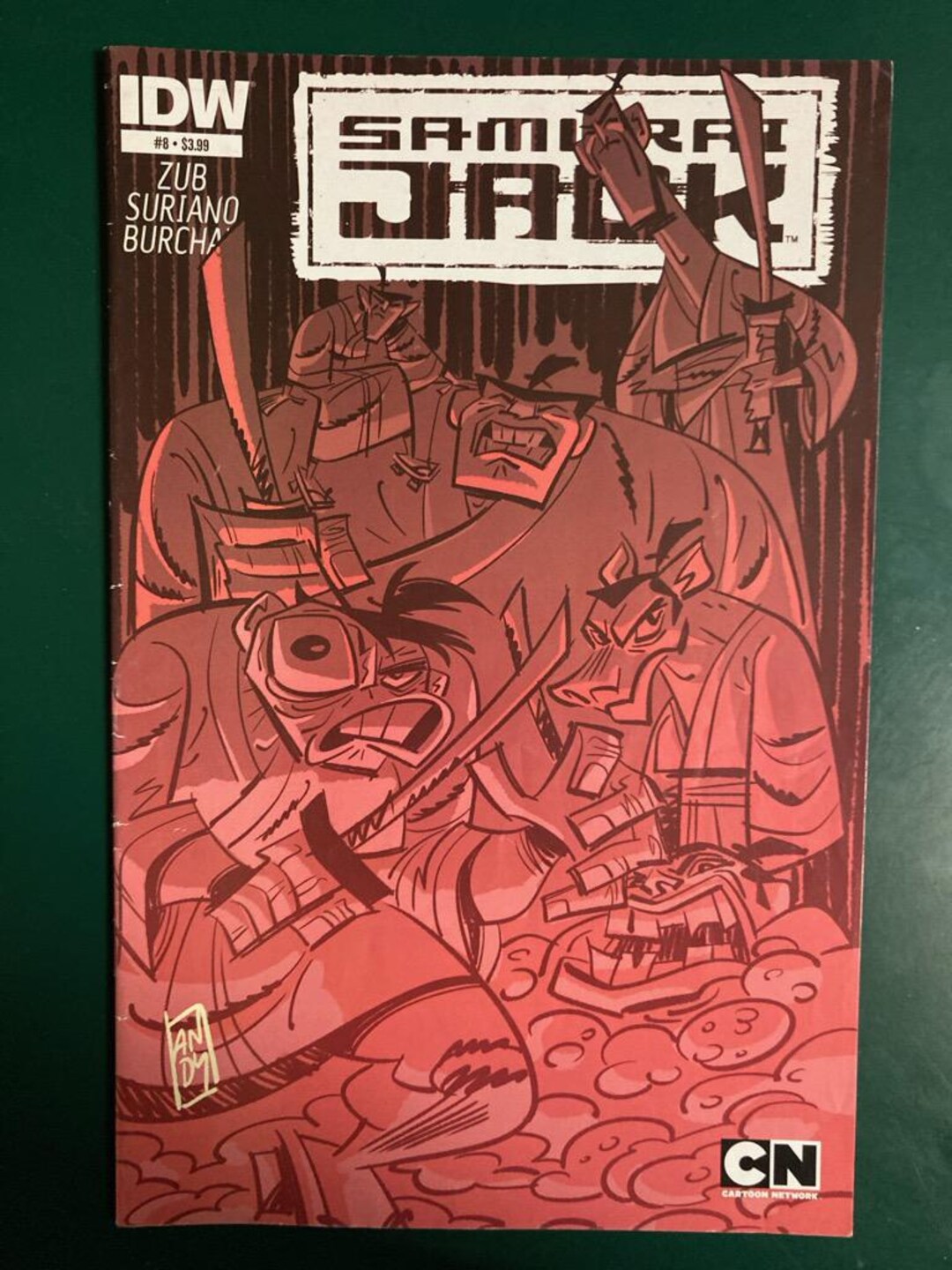Samurai Jack # 8 Comic by IDW Comics - Etsy